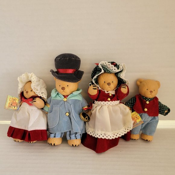Anco | Holiday | Vintage 997 9s Anco Teddy Bear Figurines Christmas ...